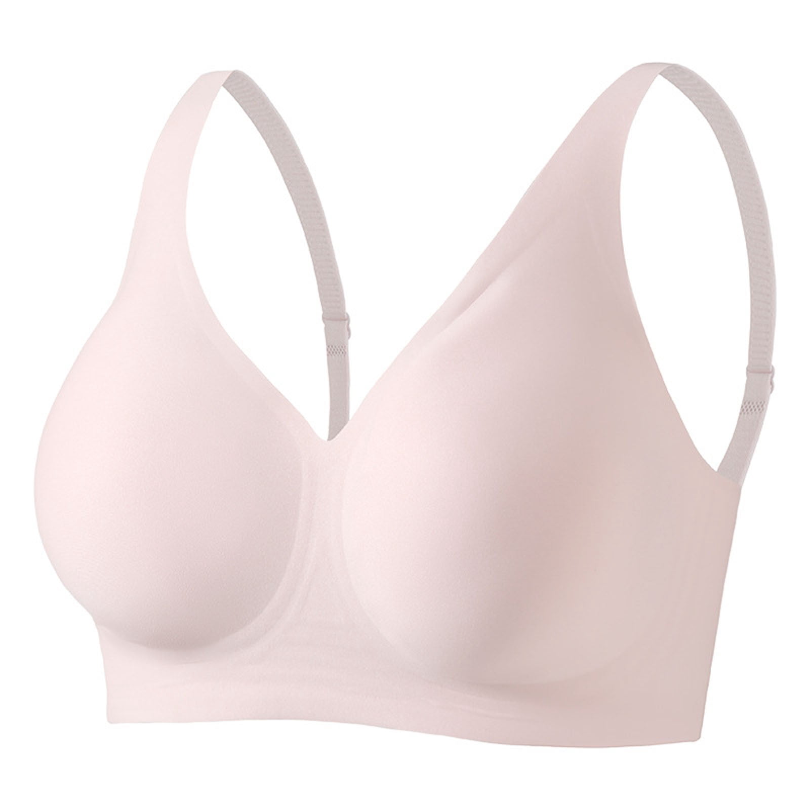 Deep V Petal Bras for Women No Underwire Soft Wireless Bras Comfort ...