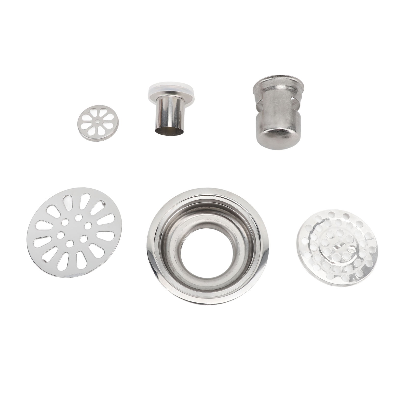 Deep Water Seal Floor Drain, 3.5" Round Design, Prevents Sewer Odors ...