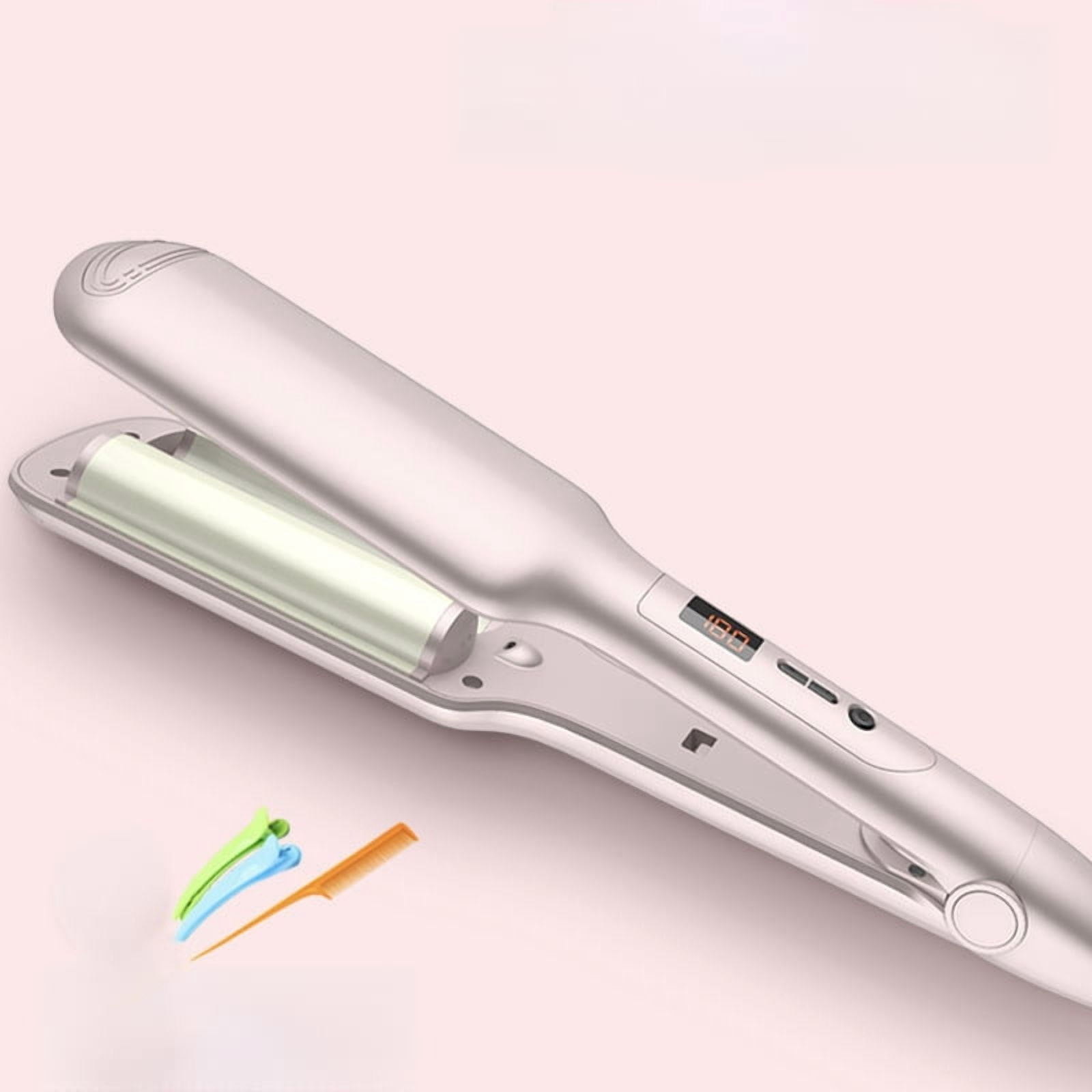 Deep Wave Curling Iron Wand - Easy-to-Use Electric Hair Curler & Styler ...