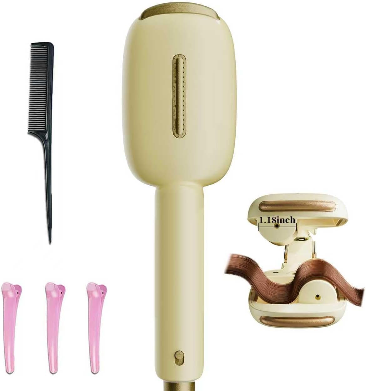 Deep Waver for Beachy & Mermaid Hair, 3 Barrel Ceramic Crimping Iron ...