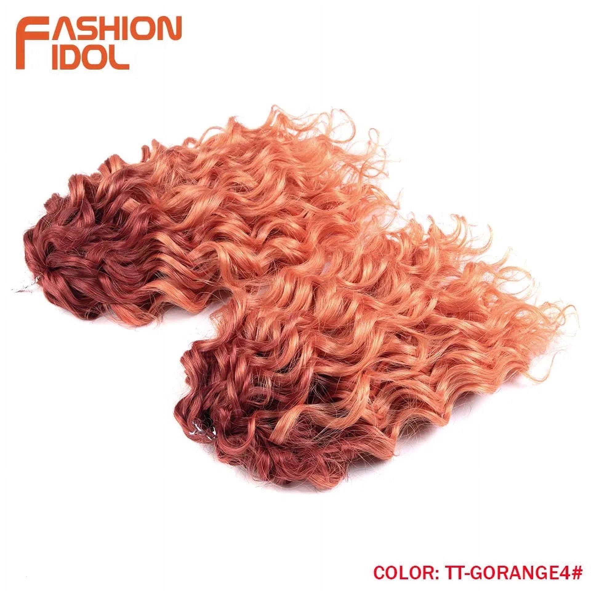 Deep Wavy Twist Crochet Hair - Synthetic Afro Curly Hair Crochet Braids ...