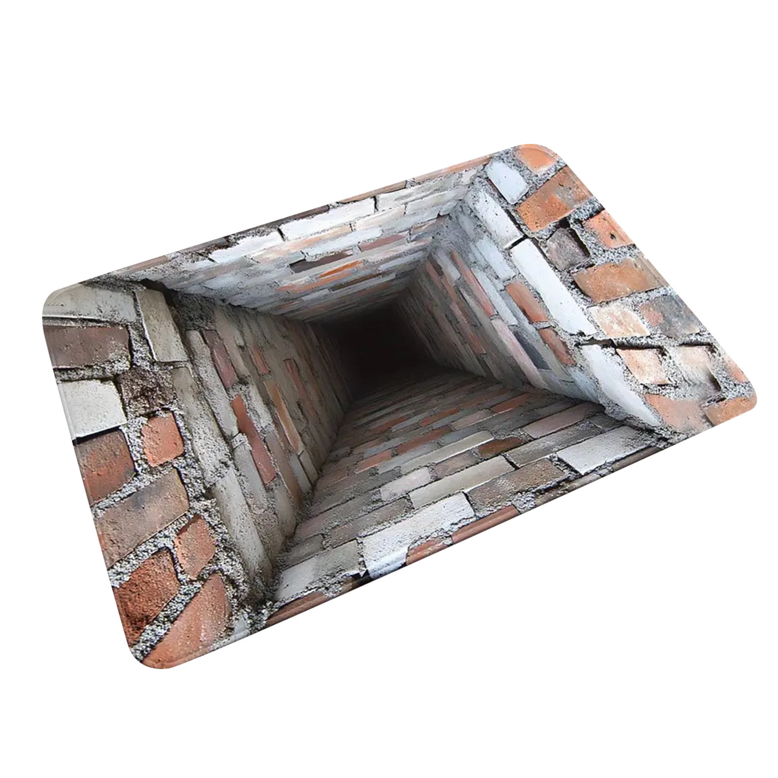 Deep Well Fun Print All-Weather Doormat for Indoor and Outdoor Entrance ...