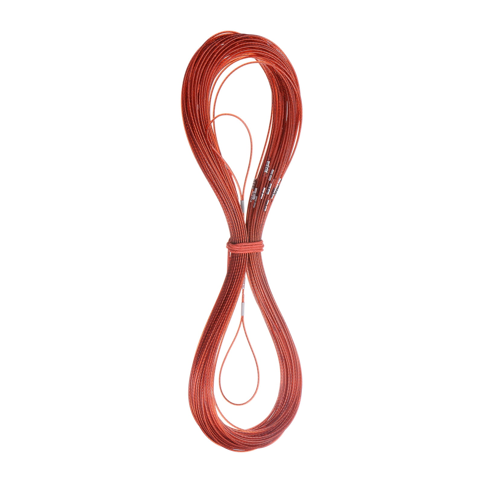 Deep Well Measuring Rope 50m Steel Wire Plastic Coated, Red - Walmart.com