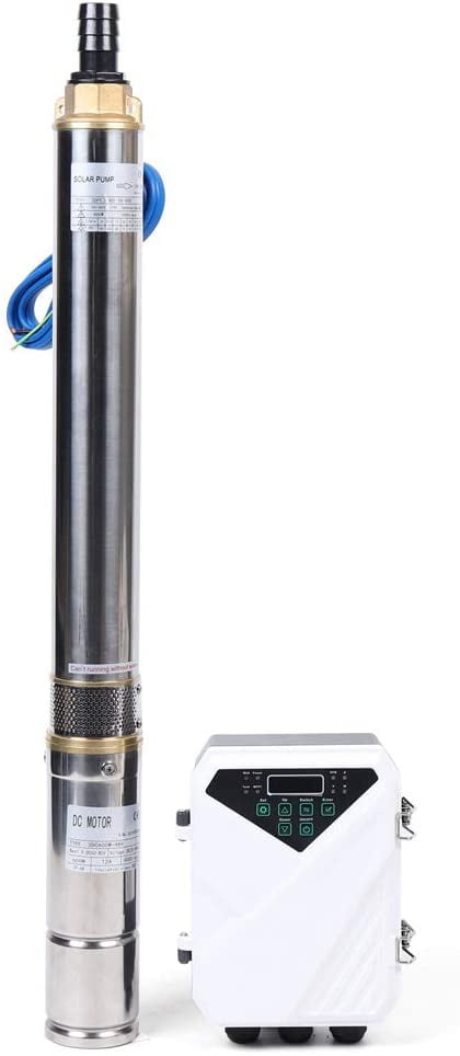 Deep Well Submersible Pump, 0.33HP 1Inch Submersible Pump, 91.86Ft ...