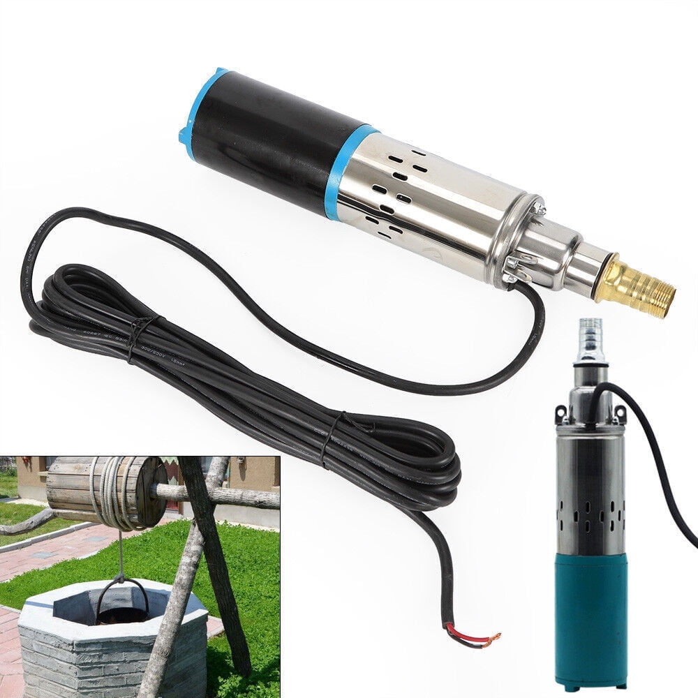 Miumaeov Deep Well Submersible Pump, DC 12V 250W Solar Powered, 65ft ...
