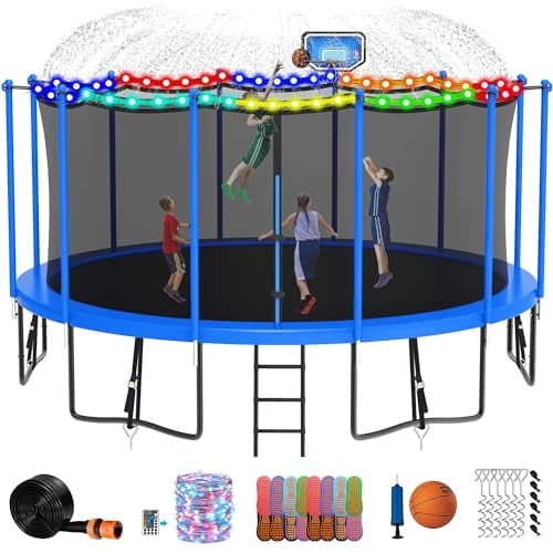 DeepRoar Tranpoline for Kids and Adults, 1500LBS 16FT 15FT 14FT 12FT ...