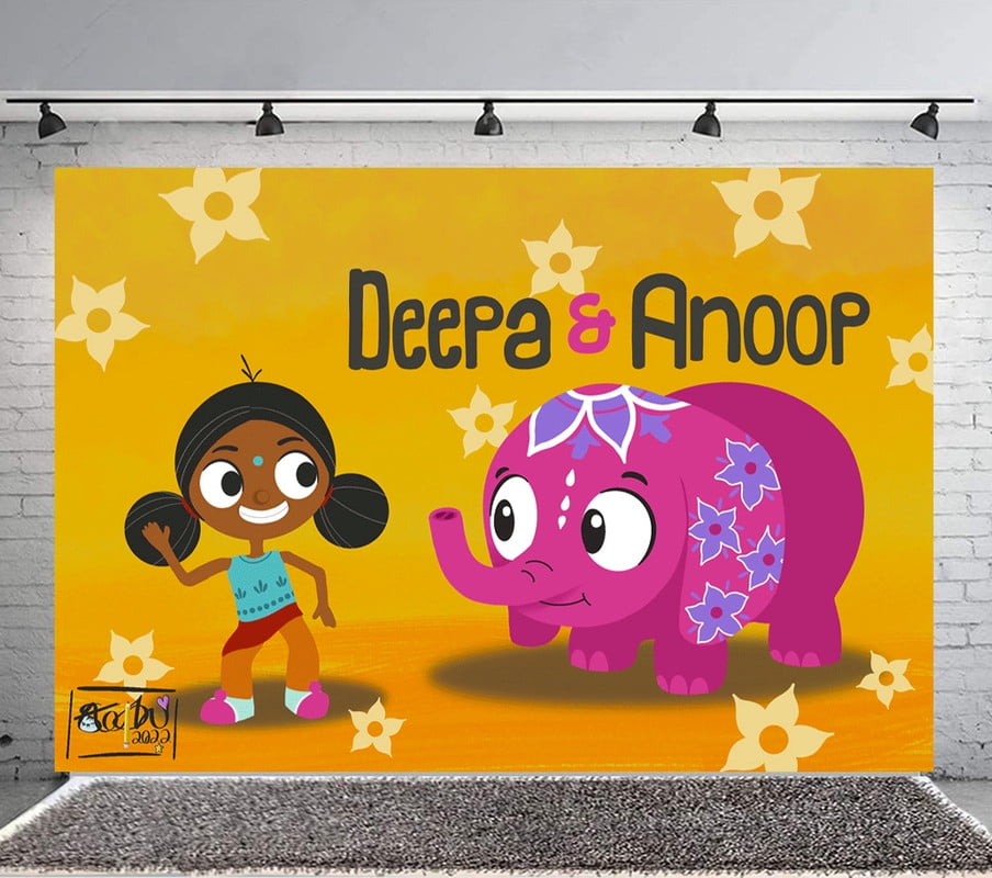 Deepa & Anoop Backdrop Banner Party Supplies Poster Movie Theme ...