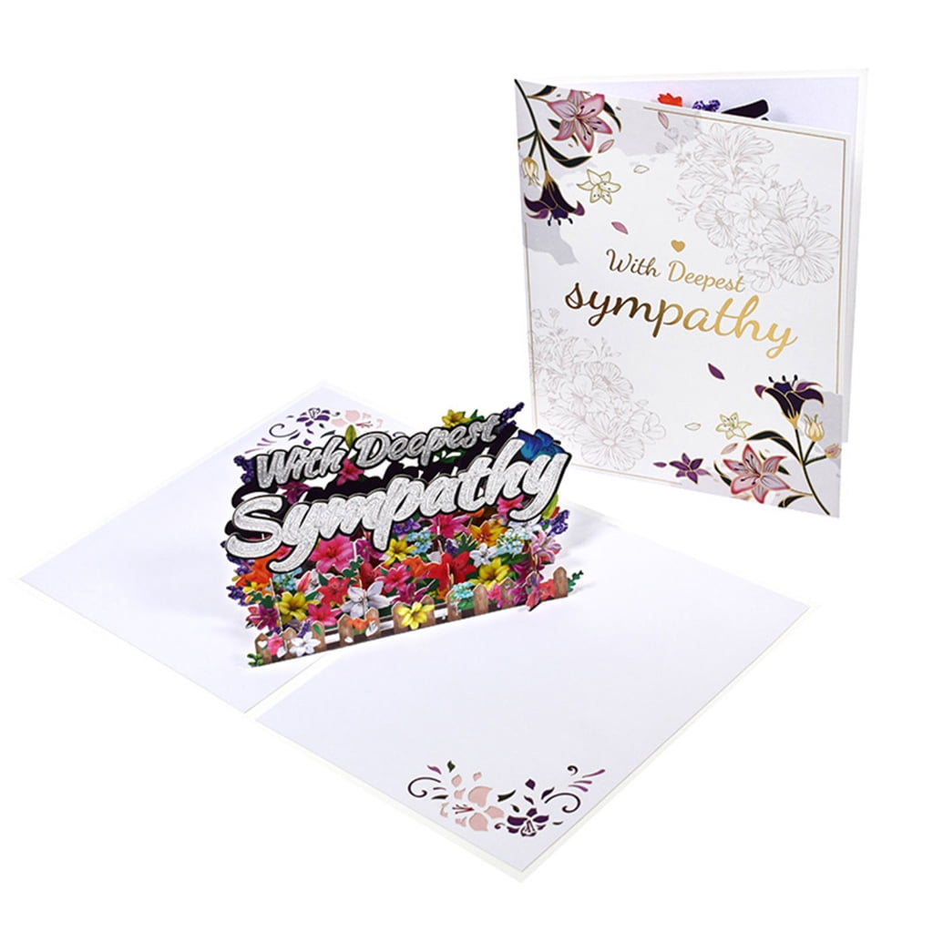 Deepest Sympathy Card Get Well All Occasions Includes Envelope and Note ...