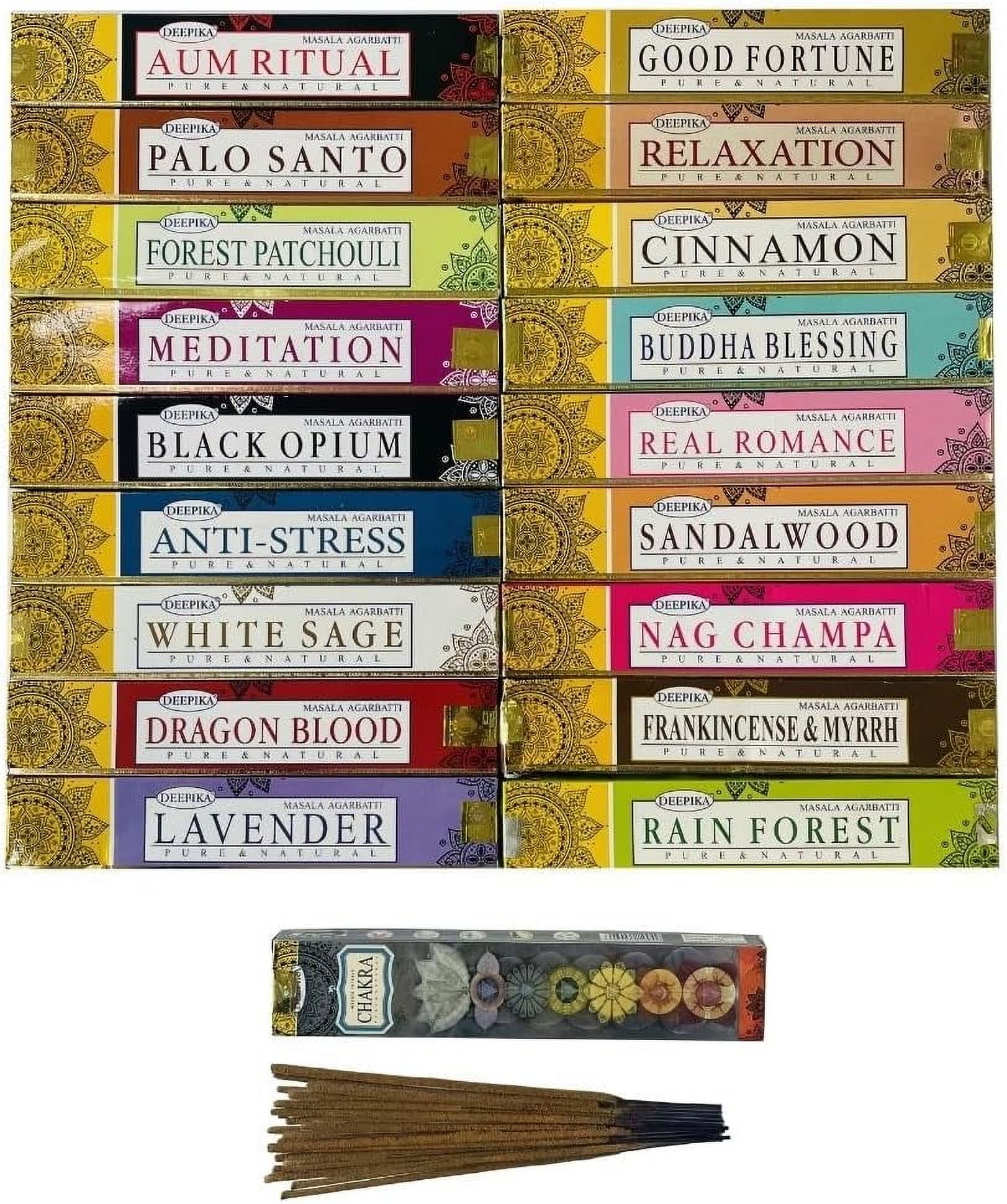 Deepika 12 Pack Assorted Pack 15 Gram x 12 Packs (180 Sticks) for ...