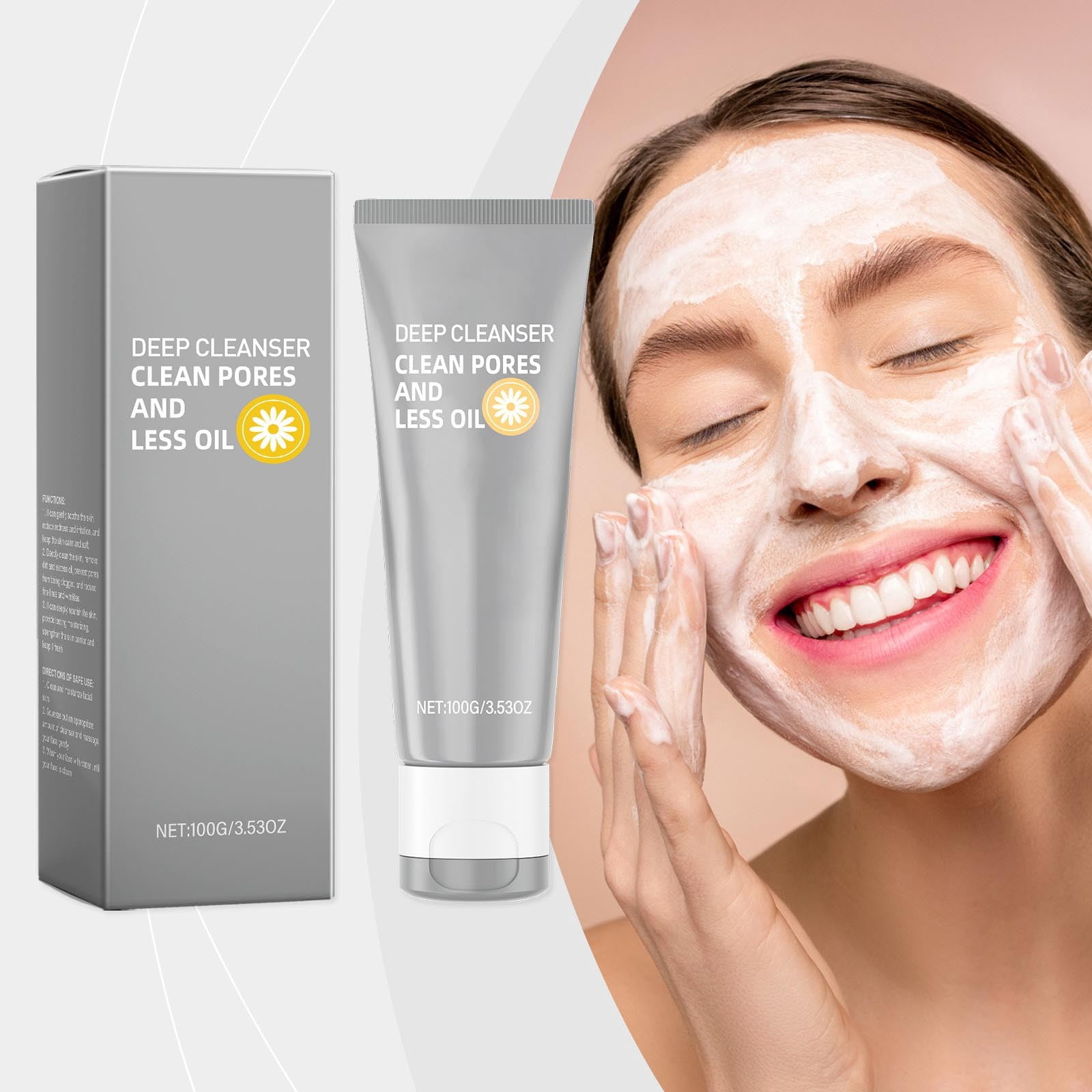Deeps Soothing Cleanser Moisturizing 3 38oz Facial Wash for Gentle and ...