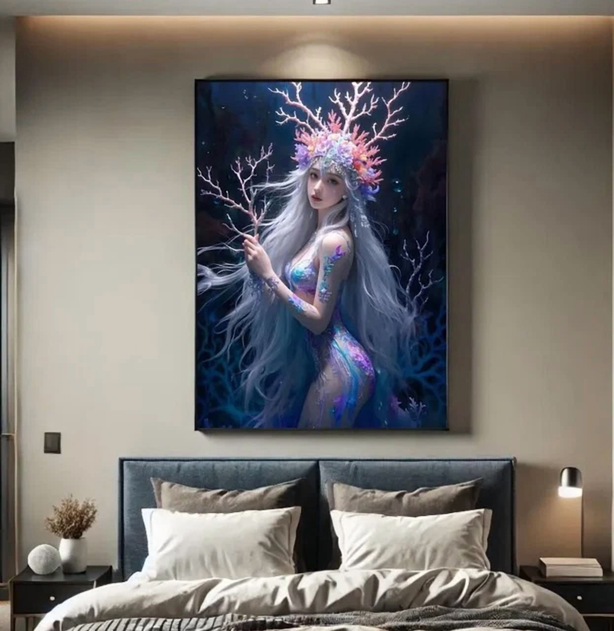 Deepsea Sirens 7 Art Home Decor Vintage Gift Living Room Dercor ...