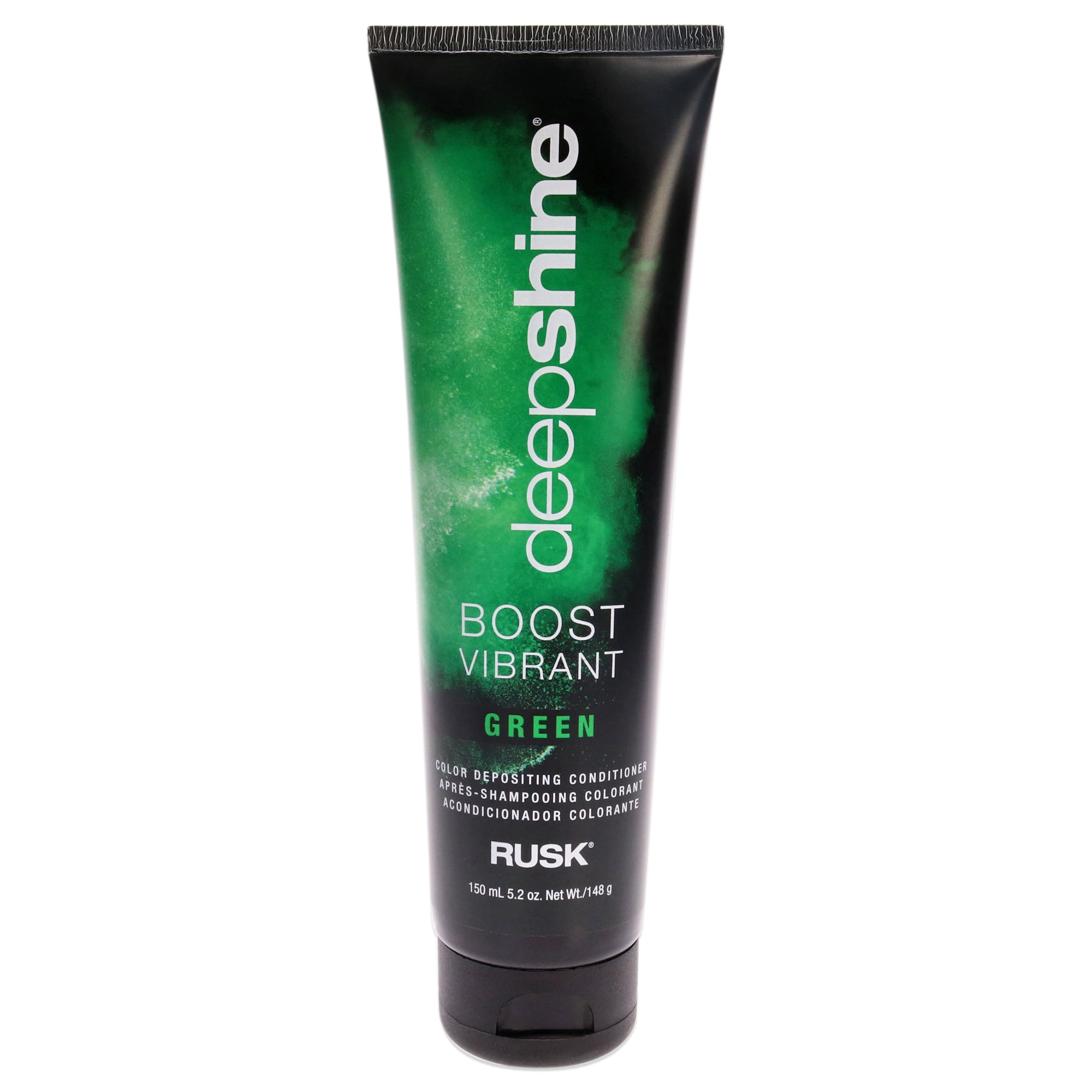 Rusk Deepshine Boost - Vibrant Color Conditioner, Green, Unisex, 5.2 oz ...