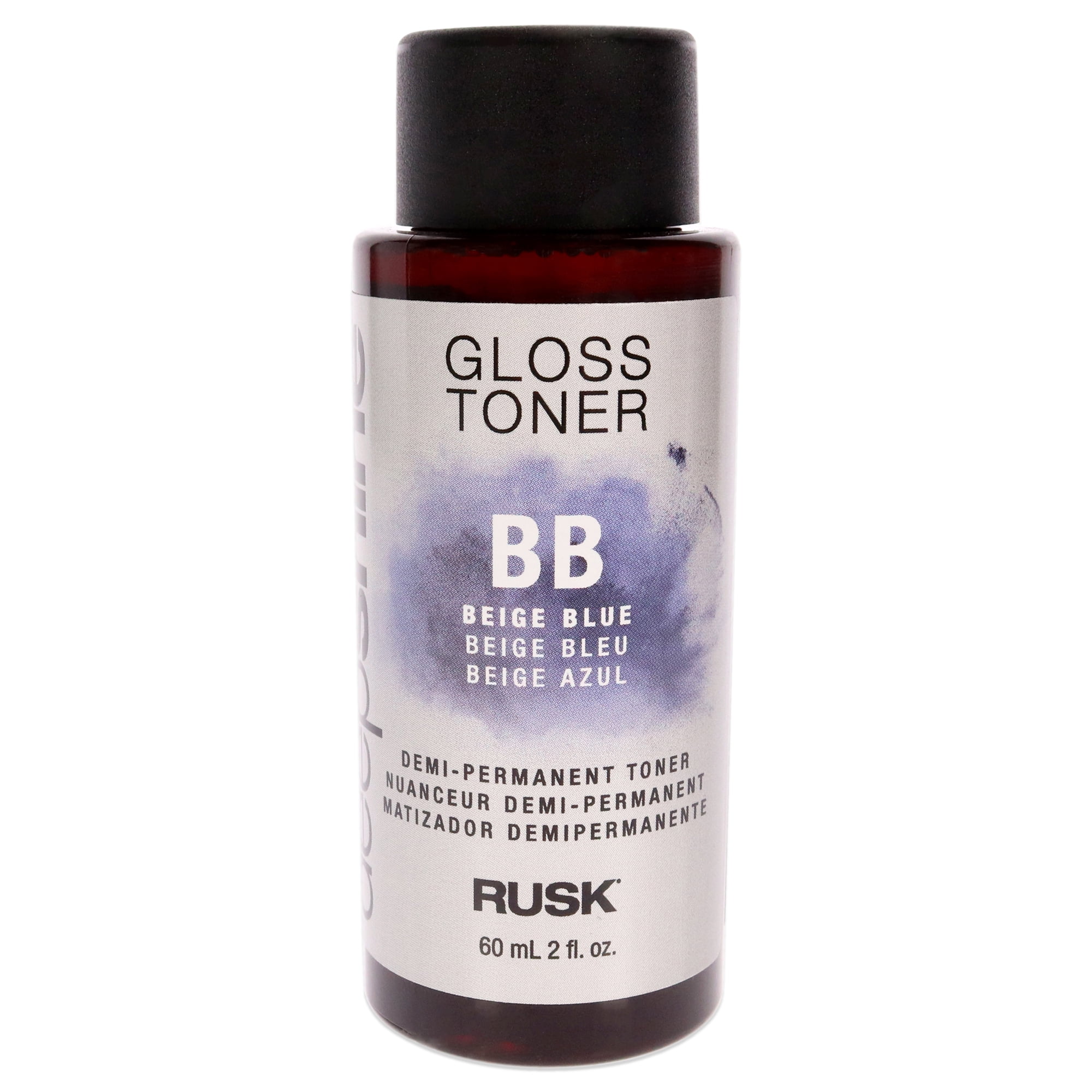 Deepshine Gloss Demi-Permanent Toner - BB Beige Blue by Rusk for Unisex ...