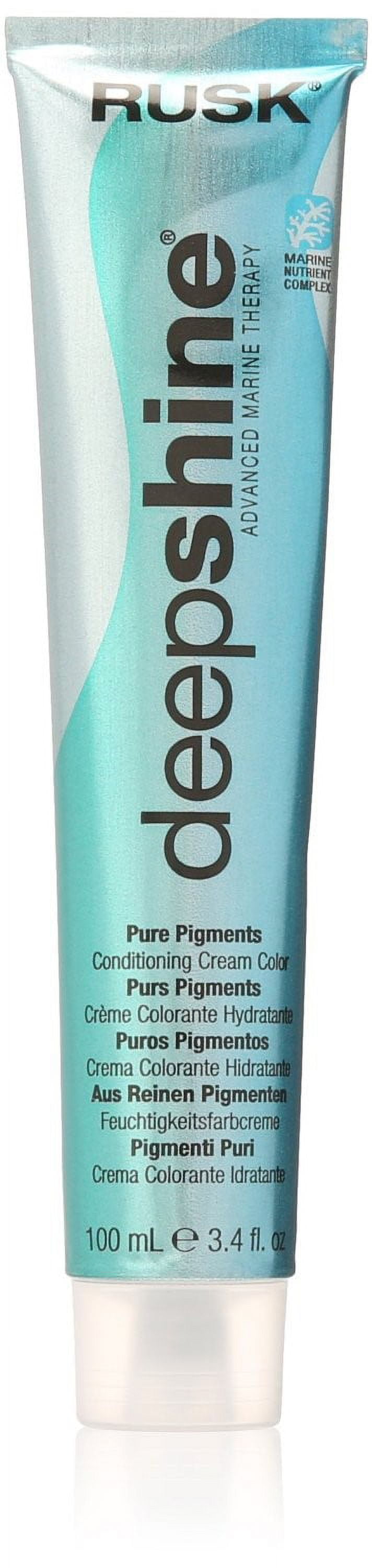 Rusk Deepshine Hair Dye - Pure Pigments Conditioning Cream Color, #2. ...