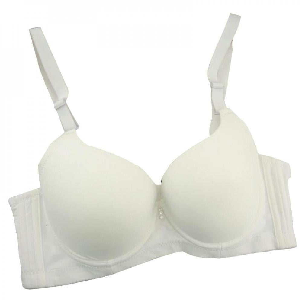 Deepwonder C/D Big Cup Bra Smooth Thin Adjustable Bra Underwear Four ...