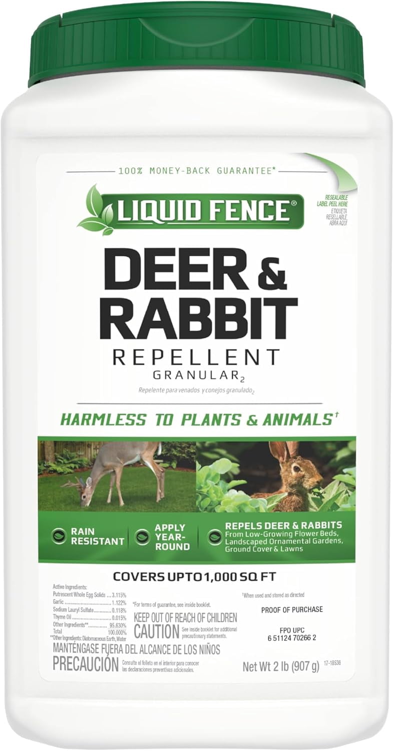 Deer And Rabbit Repellent Ready-To-Use, Apply Year-Round, 1 Gallon ...