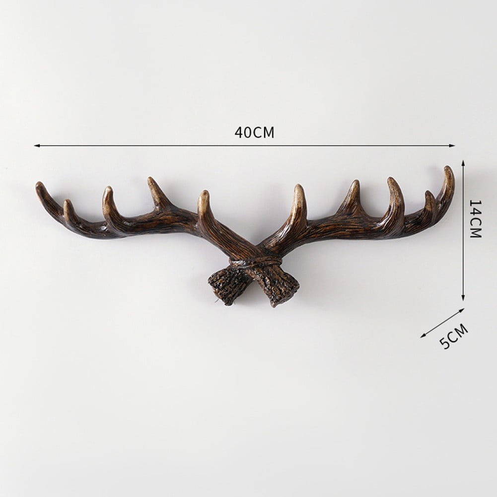 Deer Antler Hook Wall Hook/Clothes Hanger Towel Hook Resin Home ...