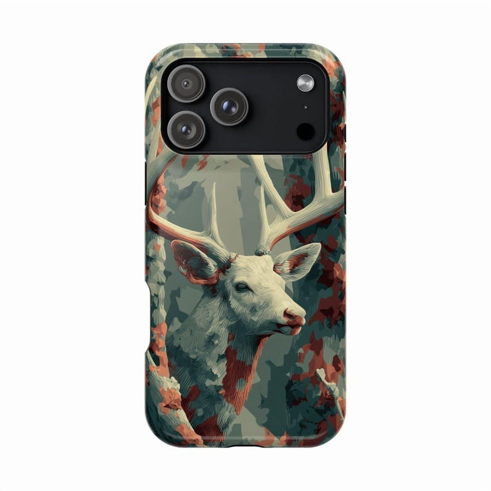 Deer Antlers Vector Camouflage Nature Artwork Phone Case with iPhone 11 ...