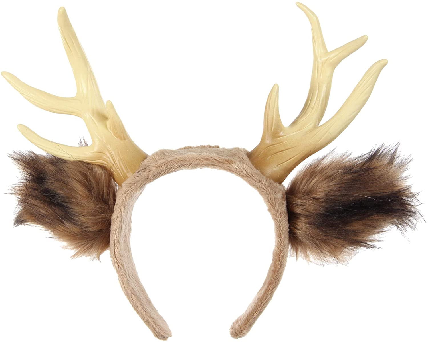 Deer Antlers with Ears Headband - Walmart.com