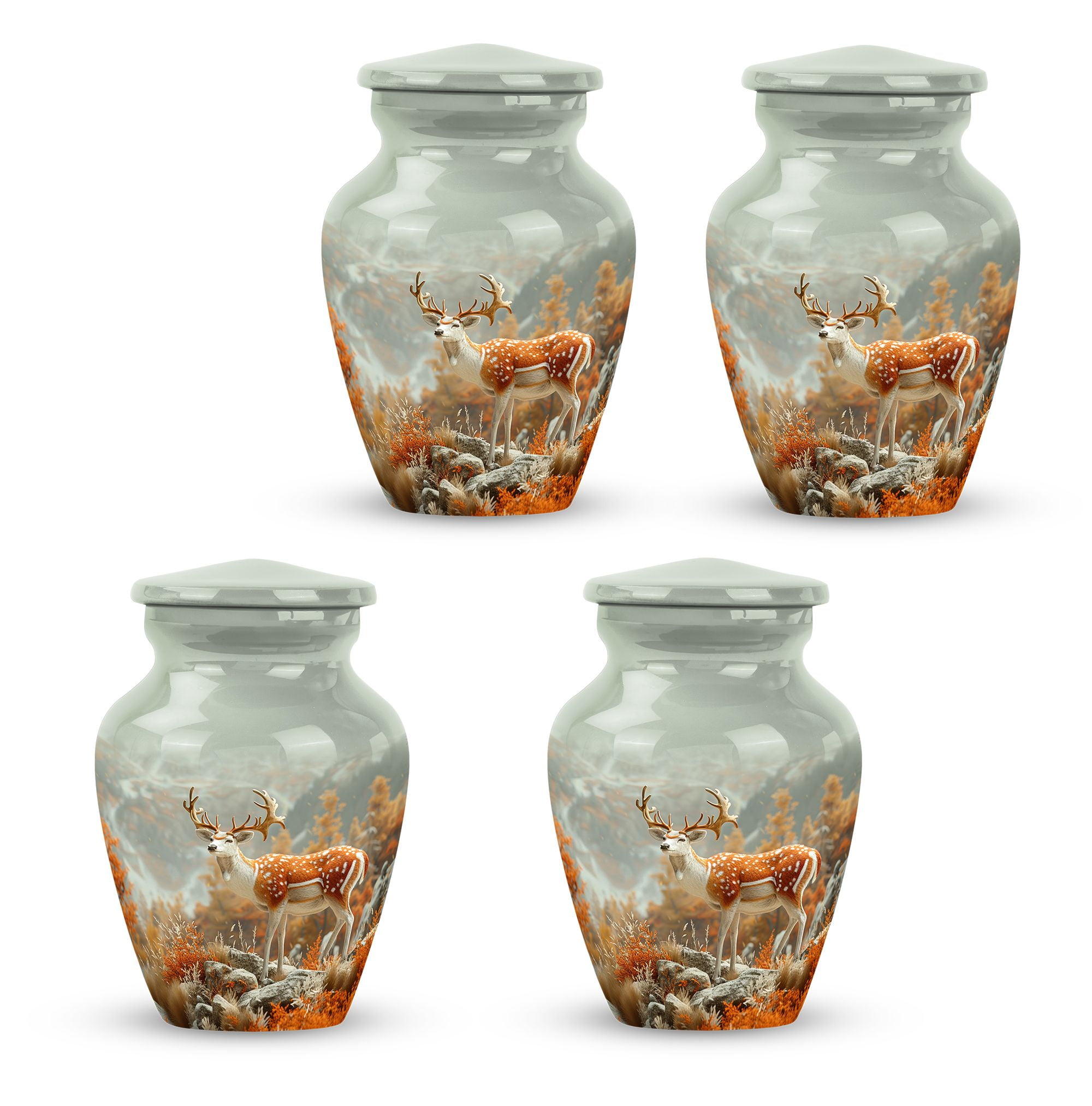 Deer Autumn Regal Stag Memorial Urns And Keepsakes For Ashes - Tiny ...