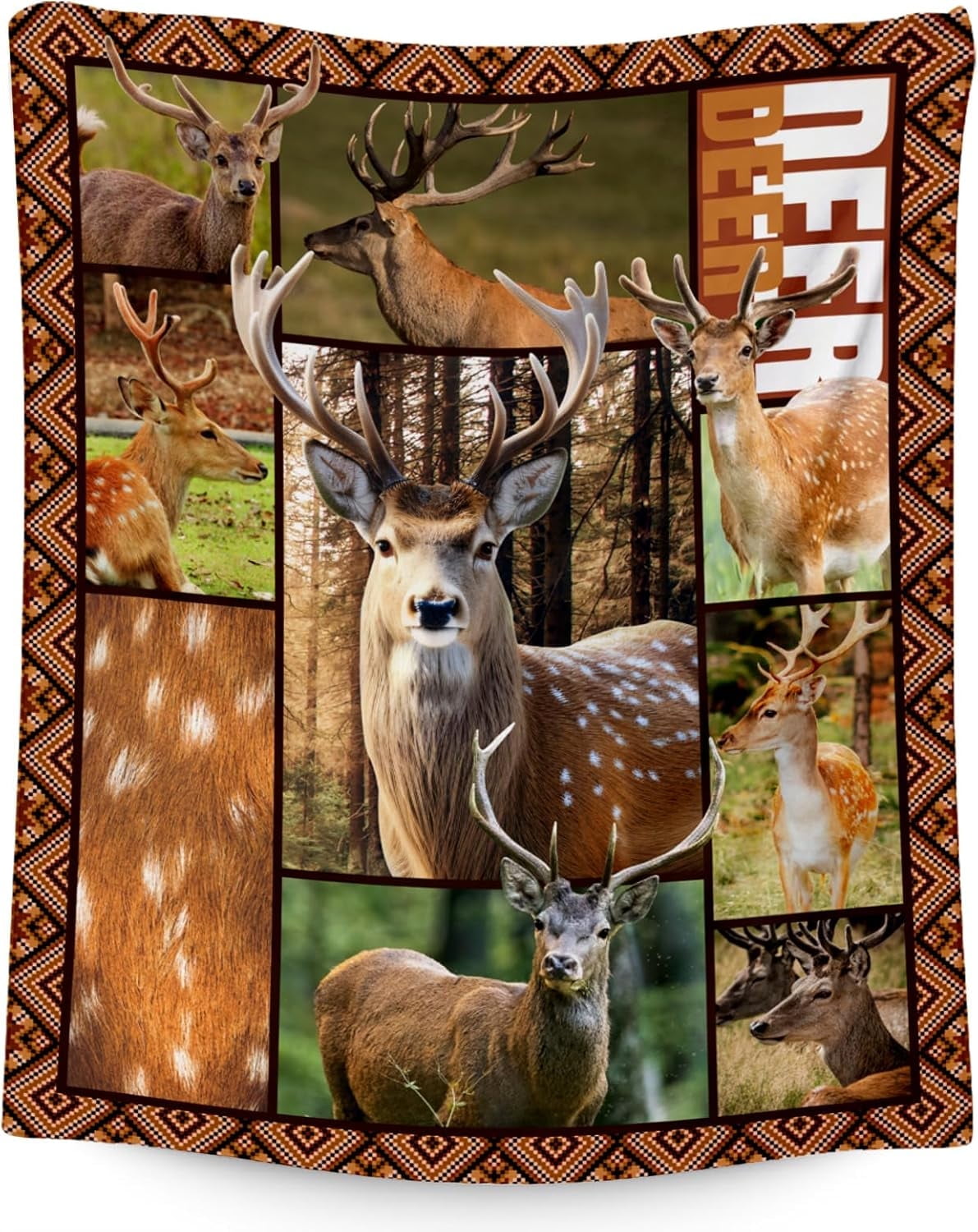 Deer Blanket, Deer Hunting Blanket Gifts for Men Boys Dad, 30"x40 ...