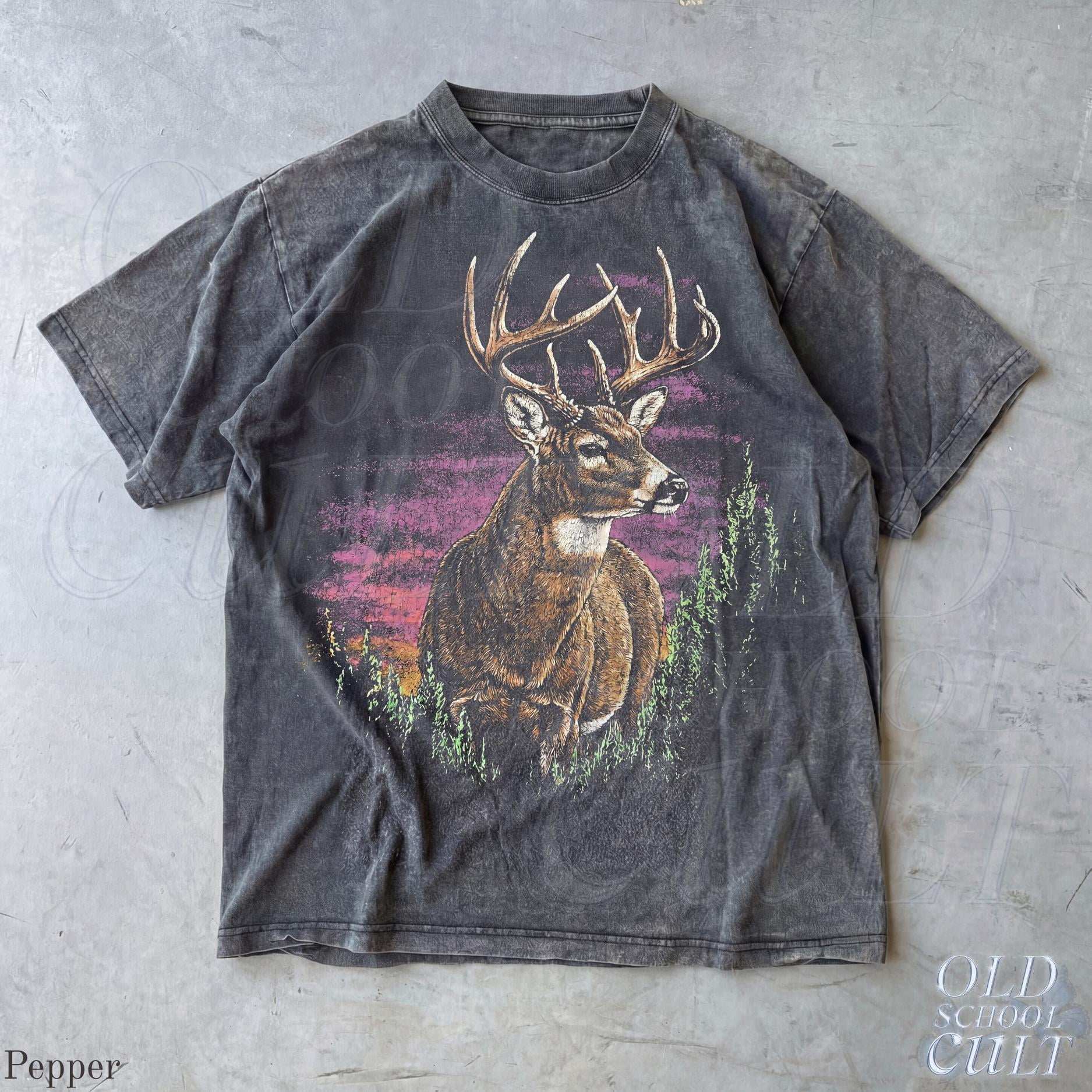 Deer Buck 90s Graphic T Shirt, Retro Rustic Wildlife Hunting Nature Tee ...