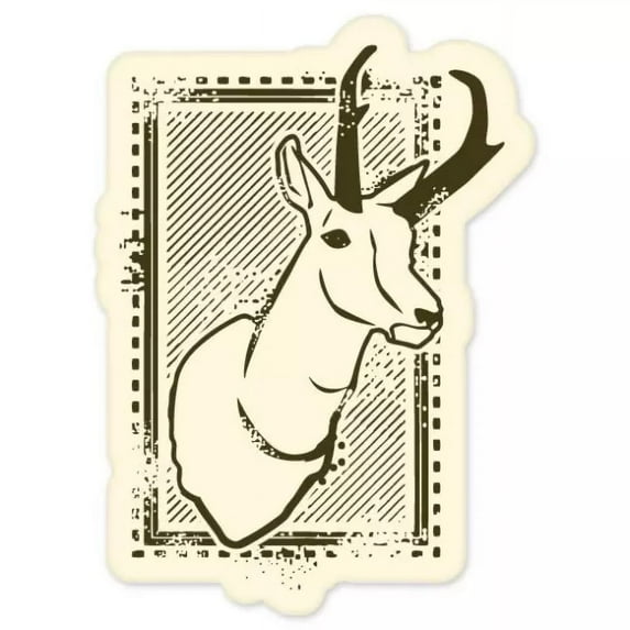 Deer Buck Hunting Window Bumper Sticker Phone Decal Water Bottle ...