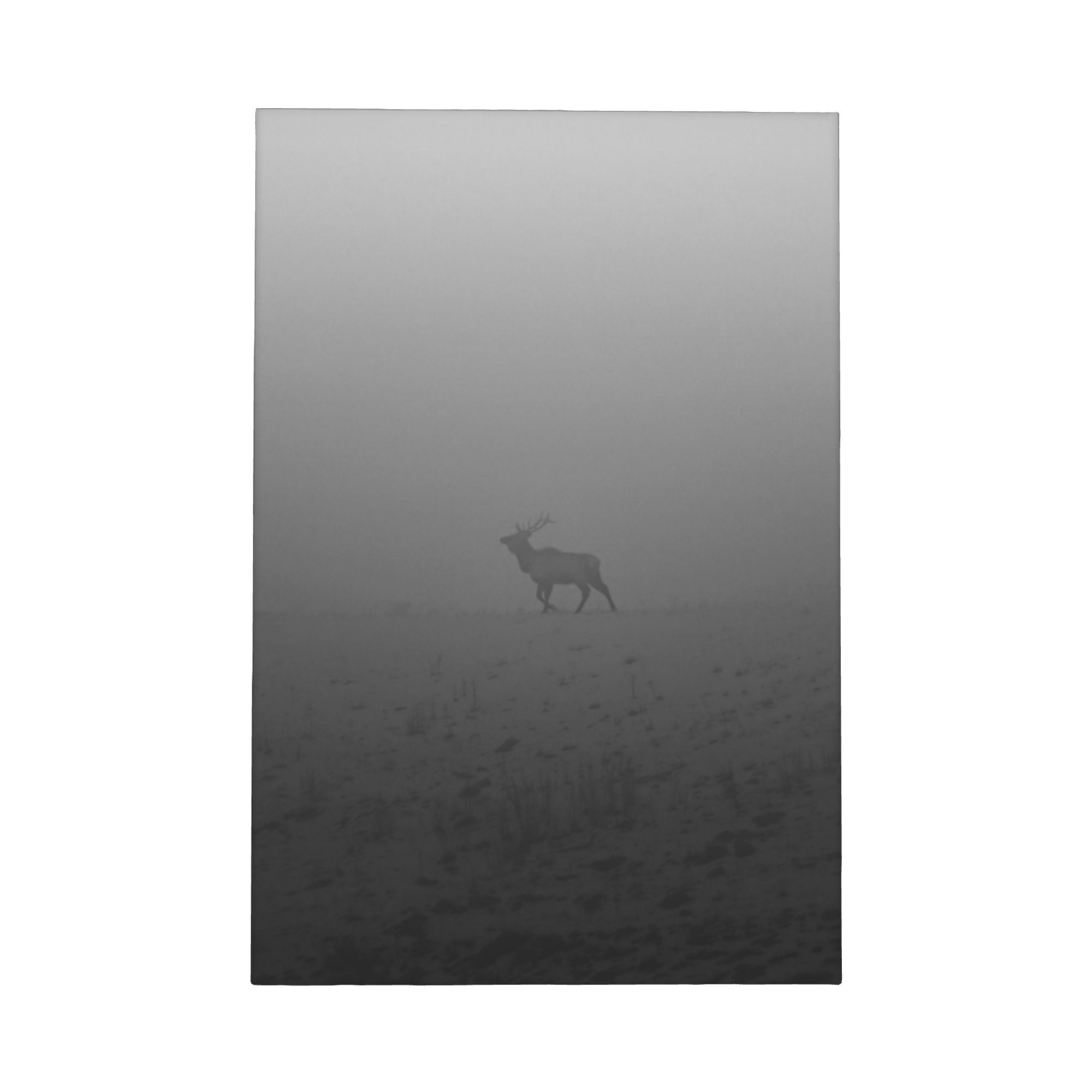 Deer Canvas Framed Wall Art Rustic Woodland Animal Print Nordic Nature ...