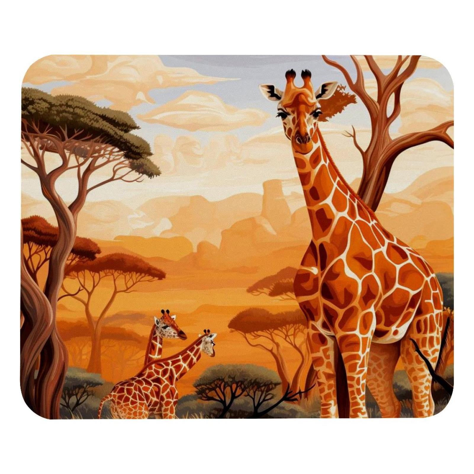 Deer Computer Mouse Pad,Rubber Mouse Mat for Gaming, Office, Laptop, PC ...