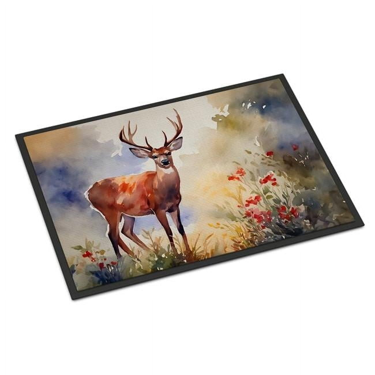 Carolines Treasures DAC2904JMAT 0.15 x 24 x 36 in. Unisex Deer Doormat ...