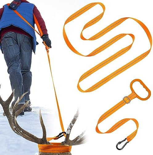 Deer Drag Harness Rope Strap Set - 1700lbs Load Hunting Gear ...