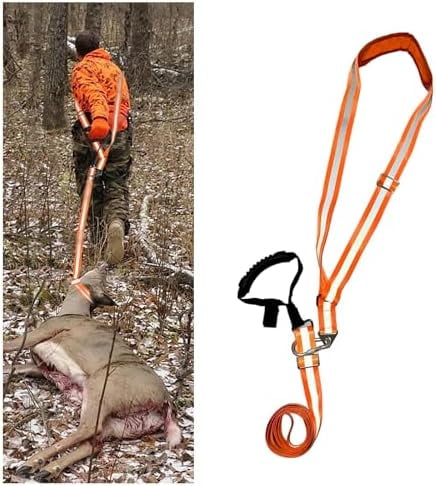 Deer Drag Strap and Harness Heavy Duty Safety Deer Dragging Rope ...