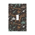 Deer Duck Hunting Vintage Single Toggle Wall Plate 1 Gang Decorative ...