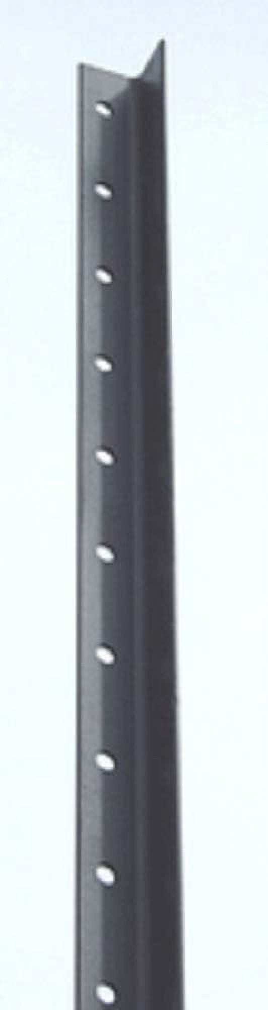 Deer Fence Posts – Angle Steel Black Garden Fence Poles (8 feet (10 ...