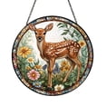 Deer Floral Acrylic Window Hanging – Home Decor - Walmart.com