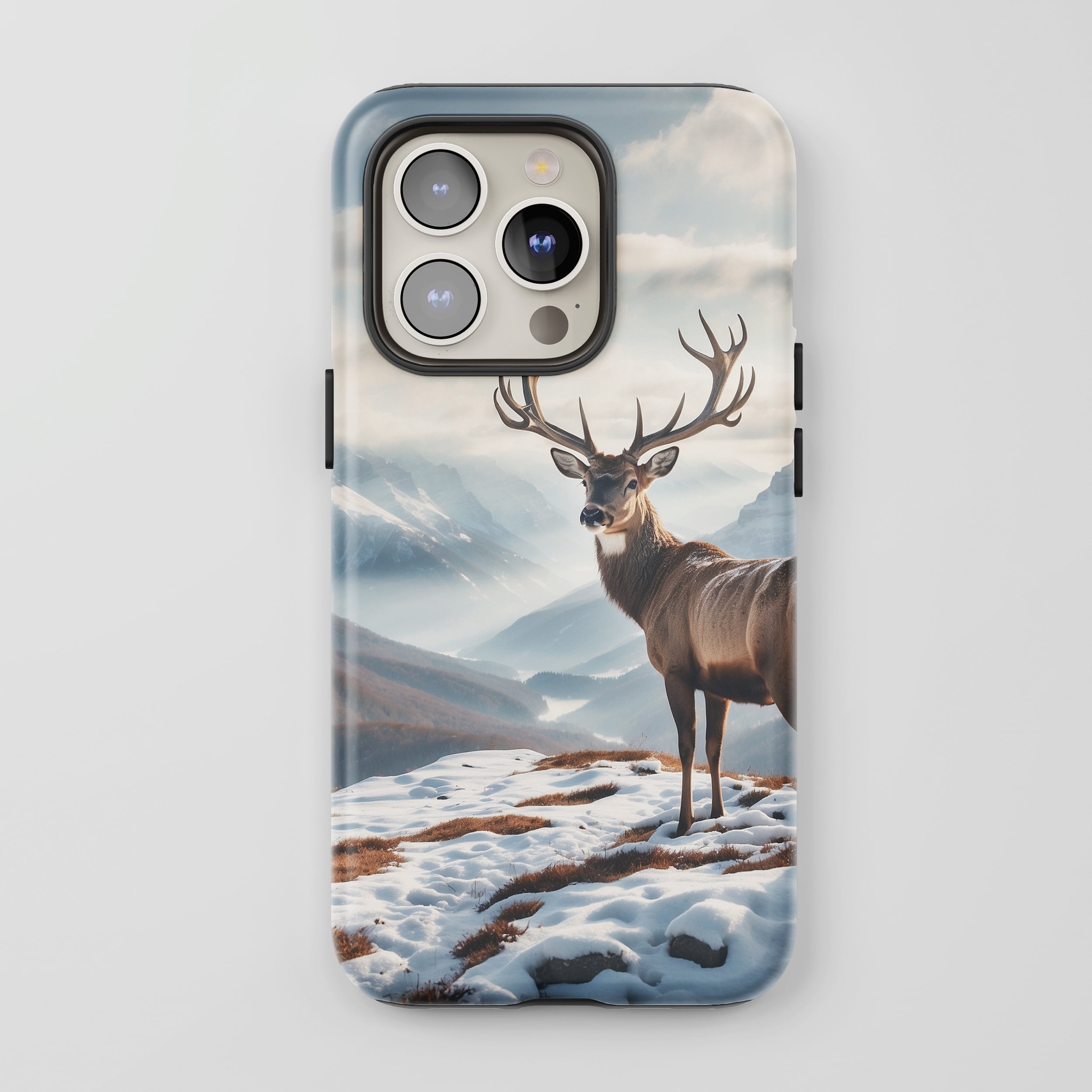 Deer For All iPhone Series Protective Phone Case Realistic Nature ...