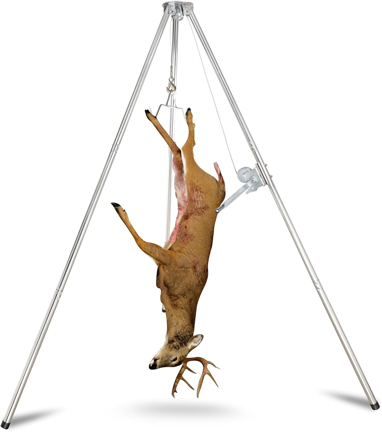 Deer Game Hoist Tripod Deer Hanger Stainless Steel Rack Stand for ...