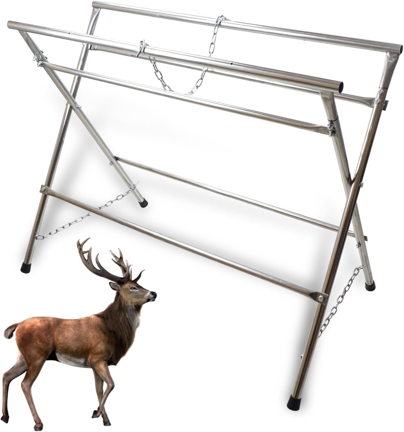 Smarkey Deer Game Hunting Hoist Processing Rack Stand, Stainless Steel ...