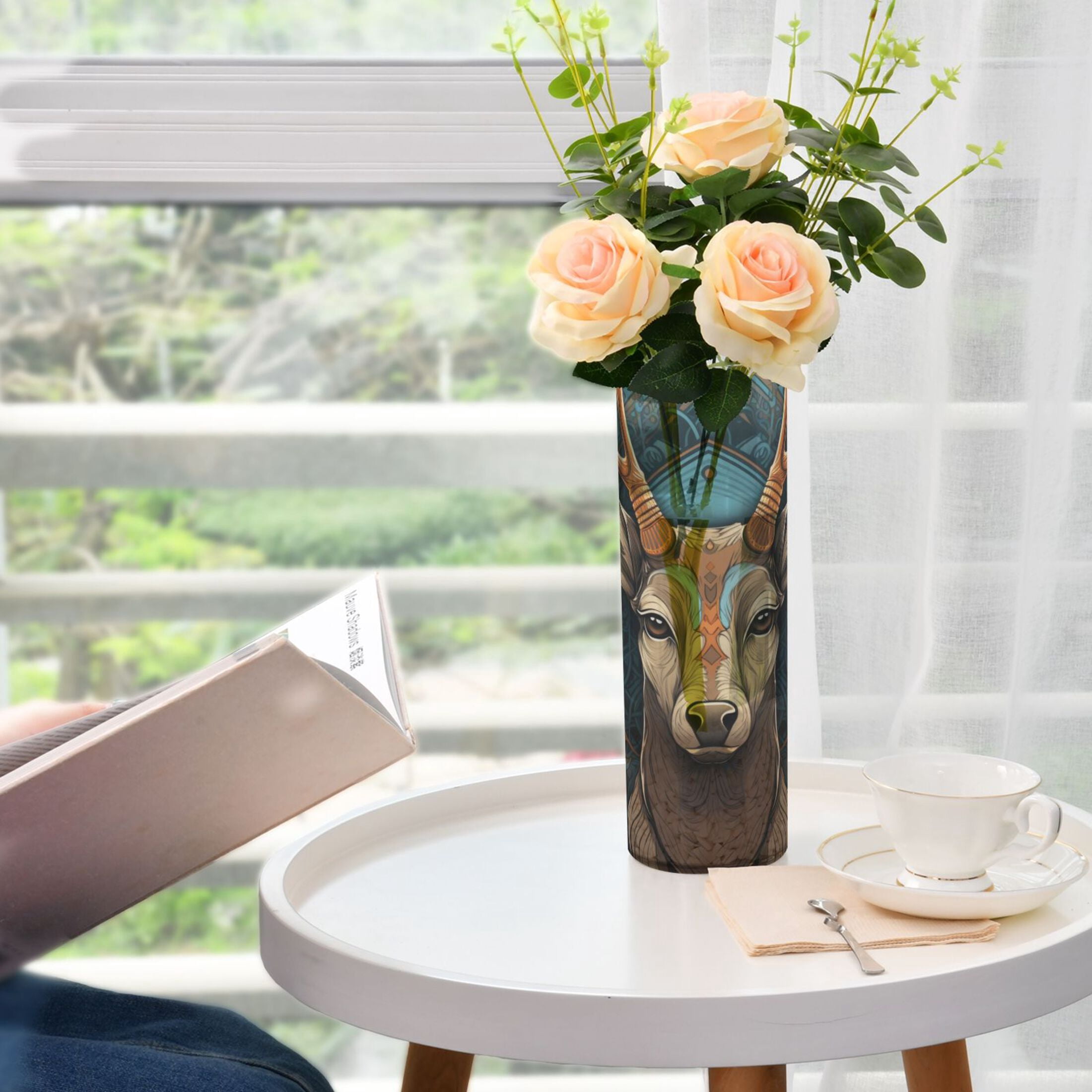 Deer Head Vase