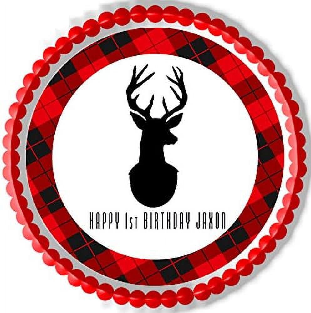 Deer Head - Topper - 10" round - Walmart.com