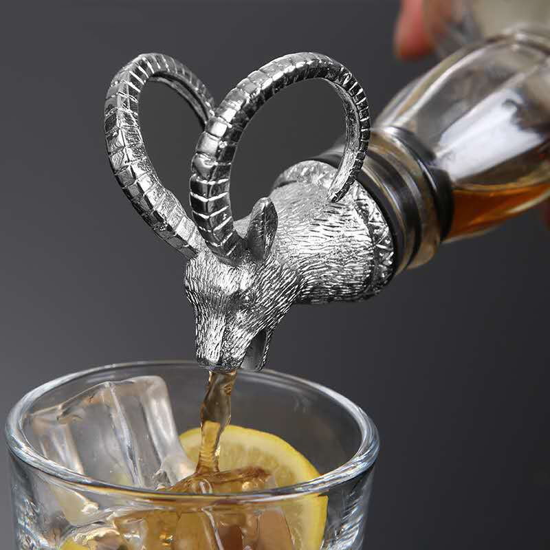 Deer Head Wine Pourer Art Beast Wine Dispenser Wine Aerator Bar Tool ...
