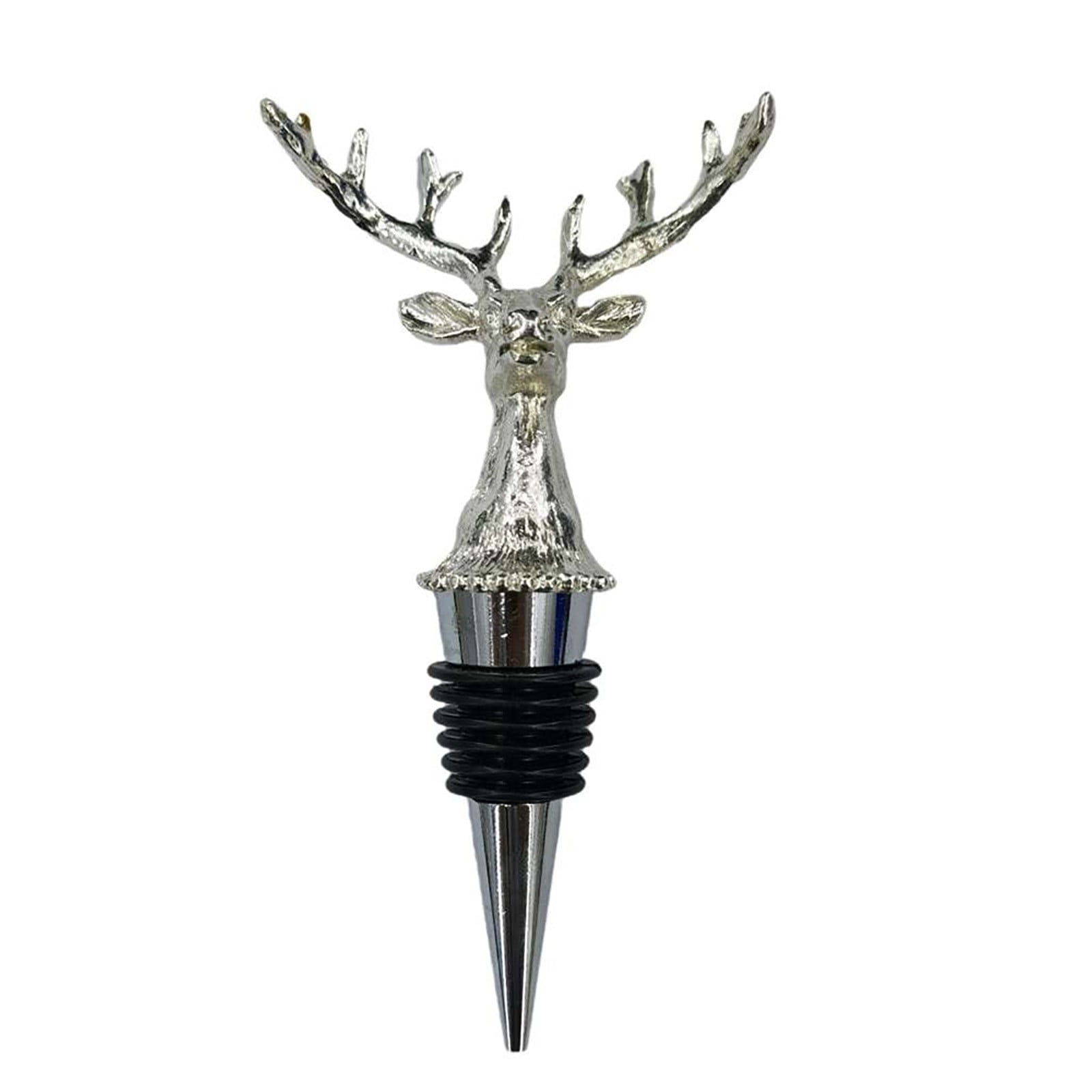 Deer Head Wine Stopper, Zinc Alloy Champagne Stoppers, Wine Corks ...
