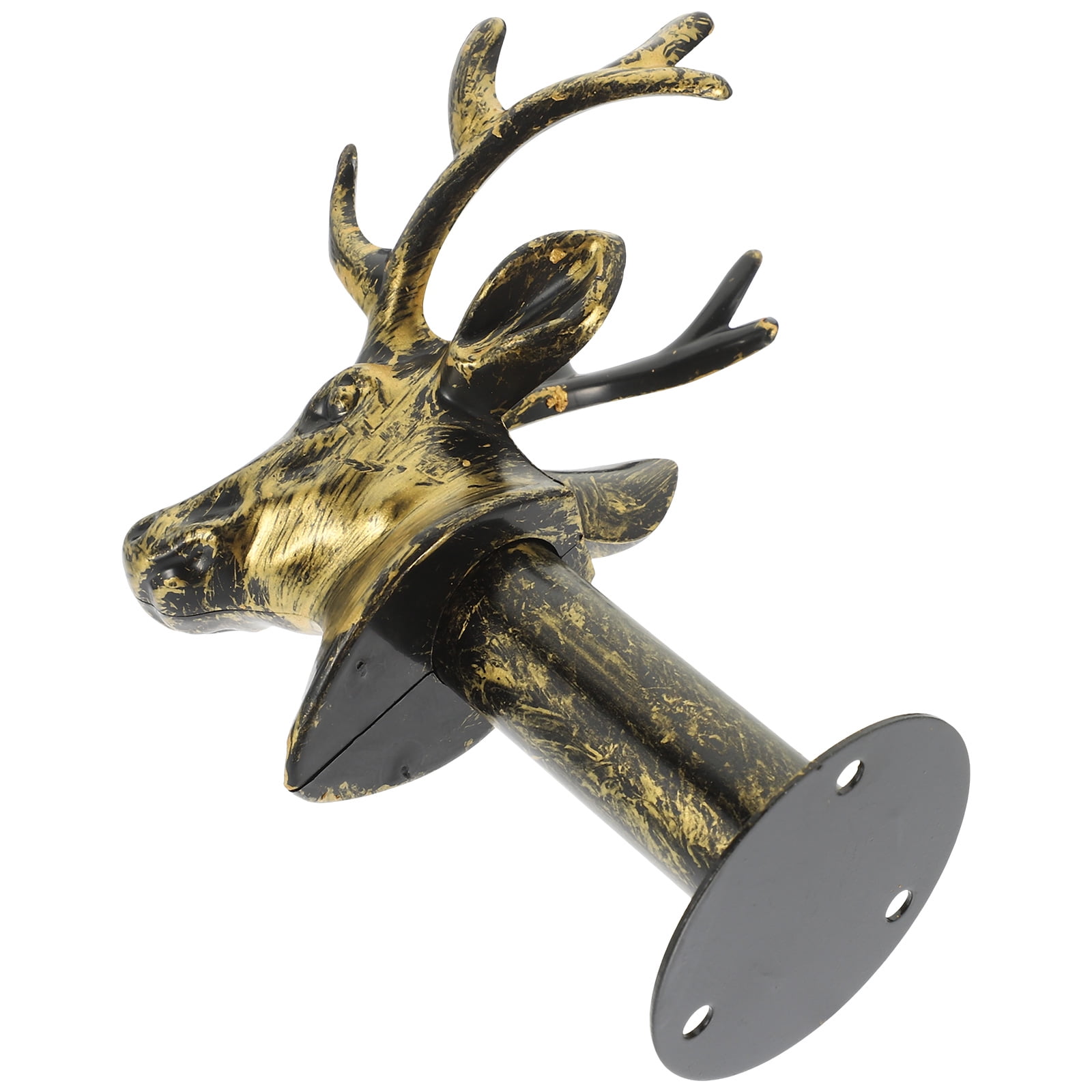 Deer Hook Bathroom Living Wall Mounted Hooks Coat Hangers Brass Animal ...