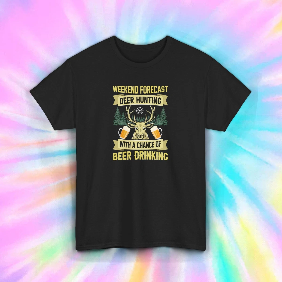 Deer Hunt Shirt Funny Weekend Forecast Hunter - Walmart.com