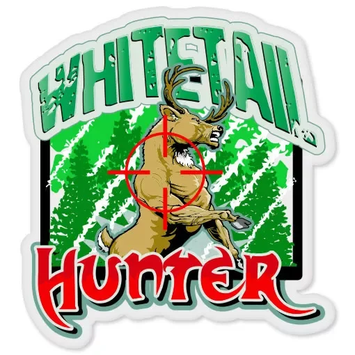 Deer Hunter Hunting Sticker Window Decal Phone Decal Water Bottle ...