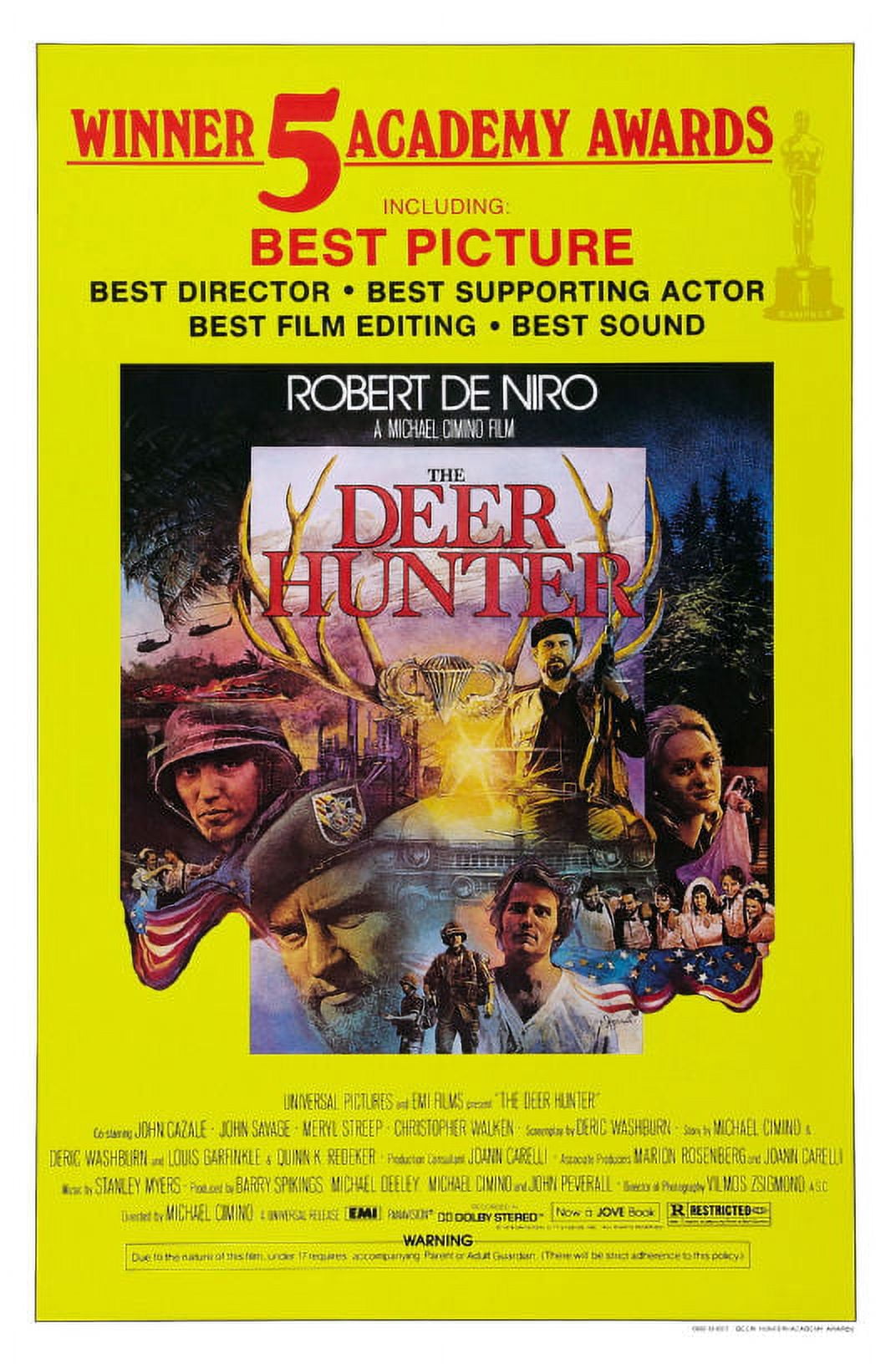 Deer Hunter Movie Poster Reprint 27Inx40In for any room 27x40 Multi ...