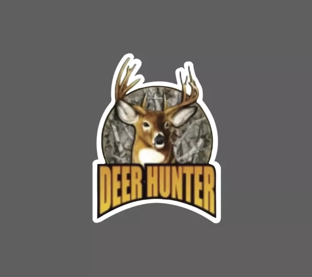 Deer Hunter Sticker Buck Waterproof Sticker Phone Decal Water Bottle ...