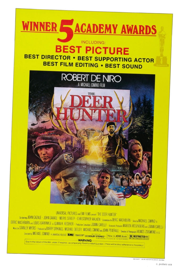 Deer Hunter poster 12x16 Art Print on Metal Sign 12in x 16in Multi ...