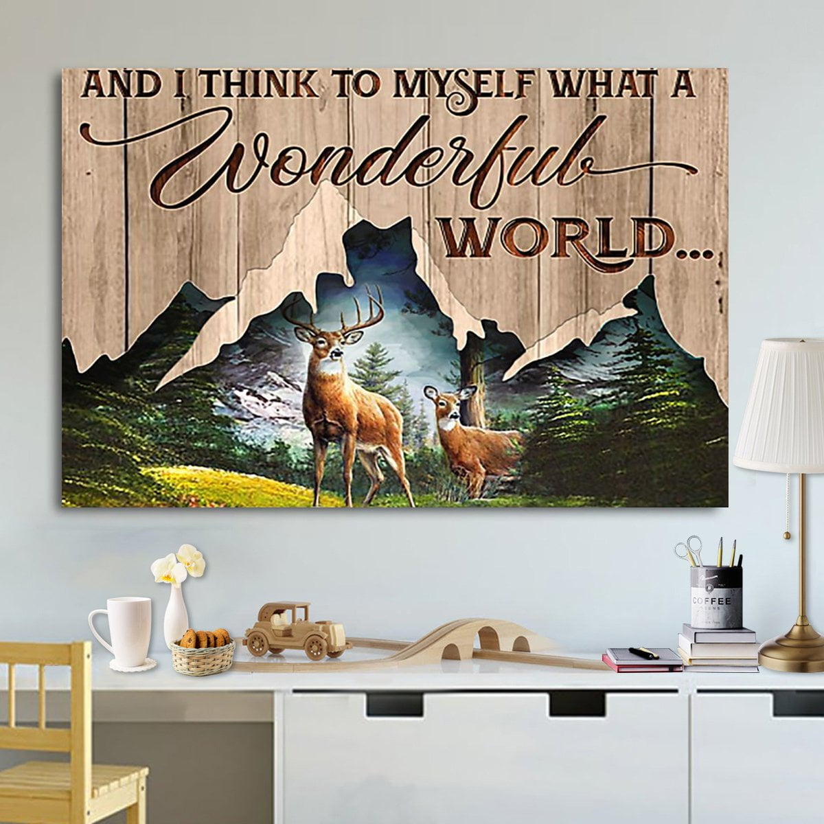 Deer Hunting And I Think To Myself What A Wonderful World Horizontal ...