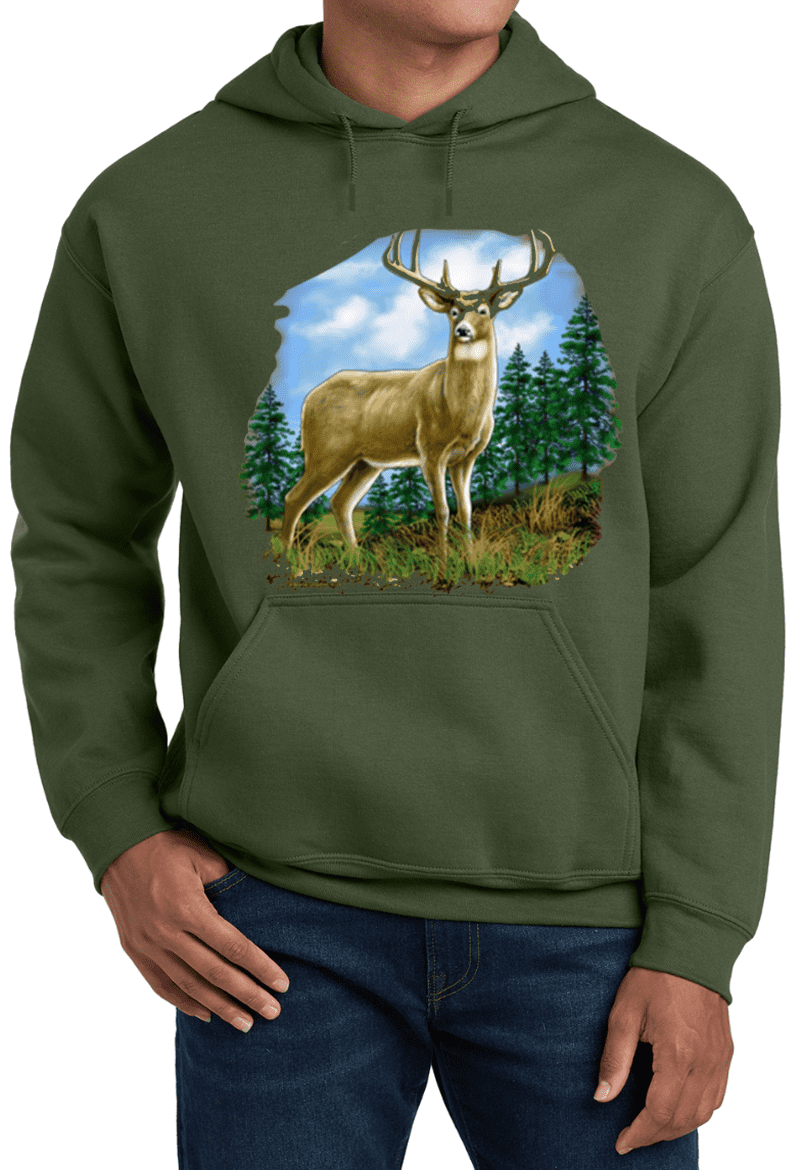 Deer Hunting Clothes Big Buck Gear Hoodie Sweatshirt Clothing ...